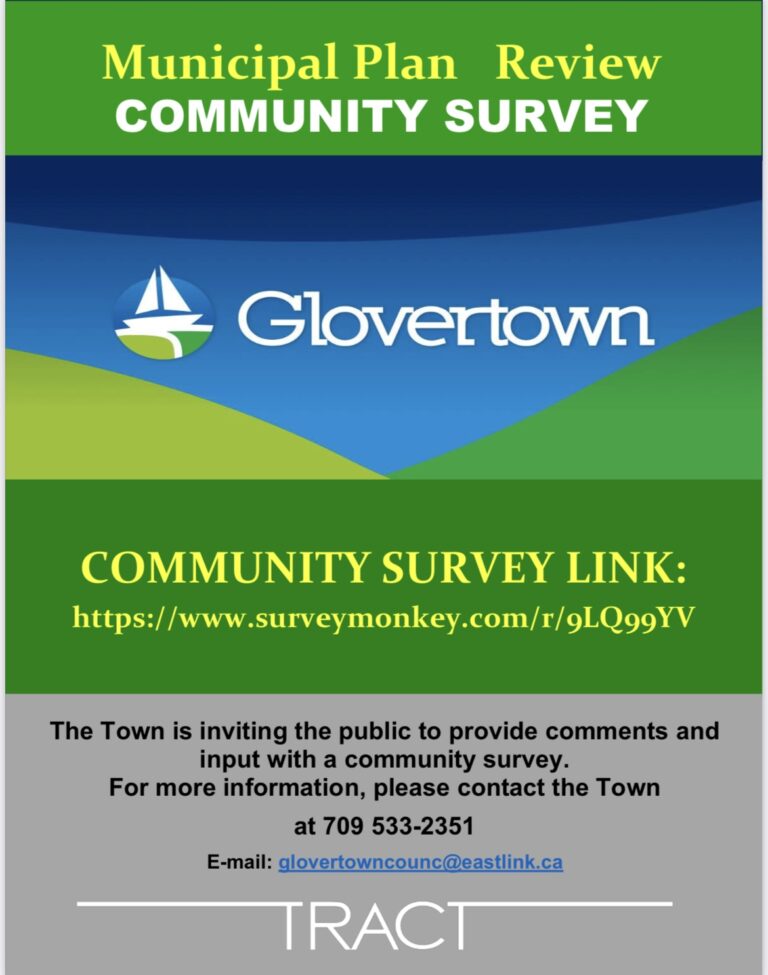 Municipal Plan Review - Community Survey | Glovertown